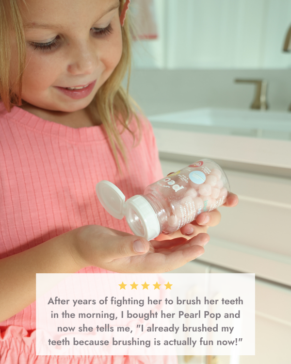Pearl Pop | Soft Chewy Toothpaste Pearls for Kids