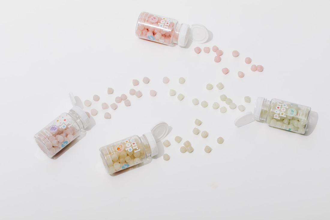 Pearl Pop | Soft Chewy Toothpaste Pearls for Kids